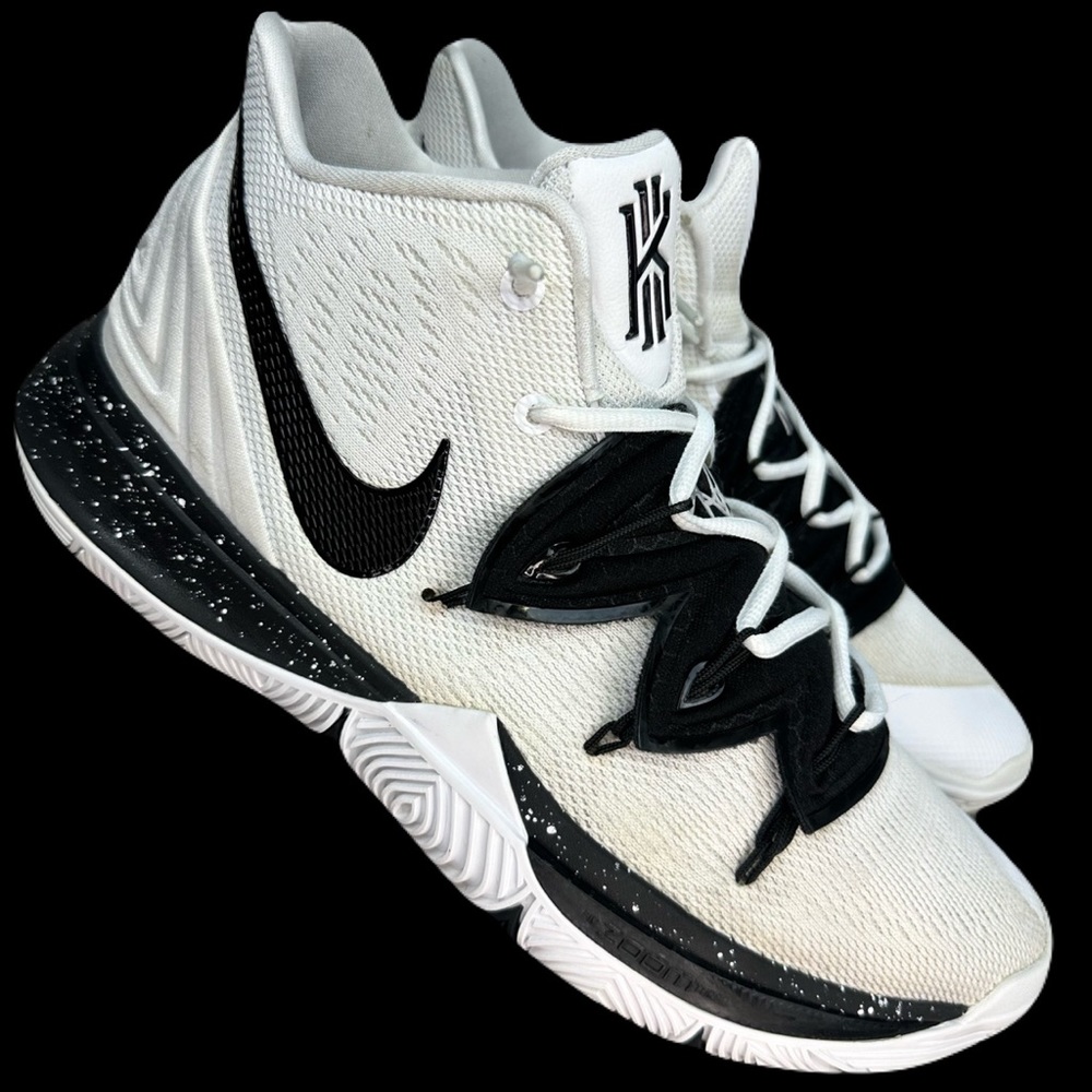Bike Kyrie 5 Oreo Black/White Basketball Shoes - Gem